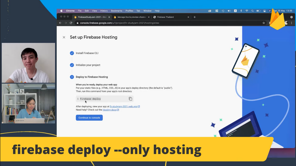 เรียนรู้การ integrate Firebase Hosting กับ GitHub Actions ใน Firebase Study Jam 2021