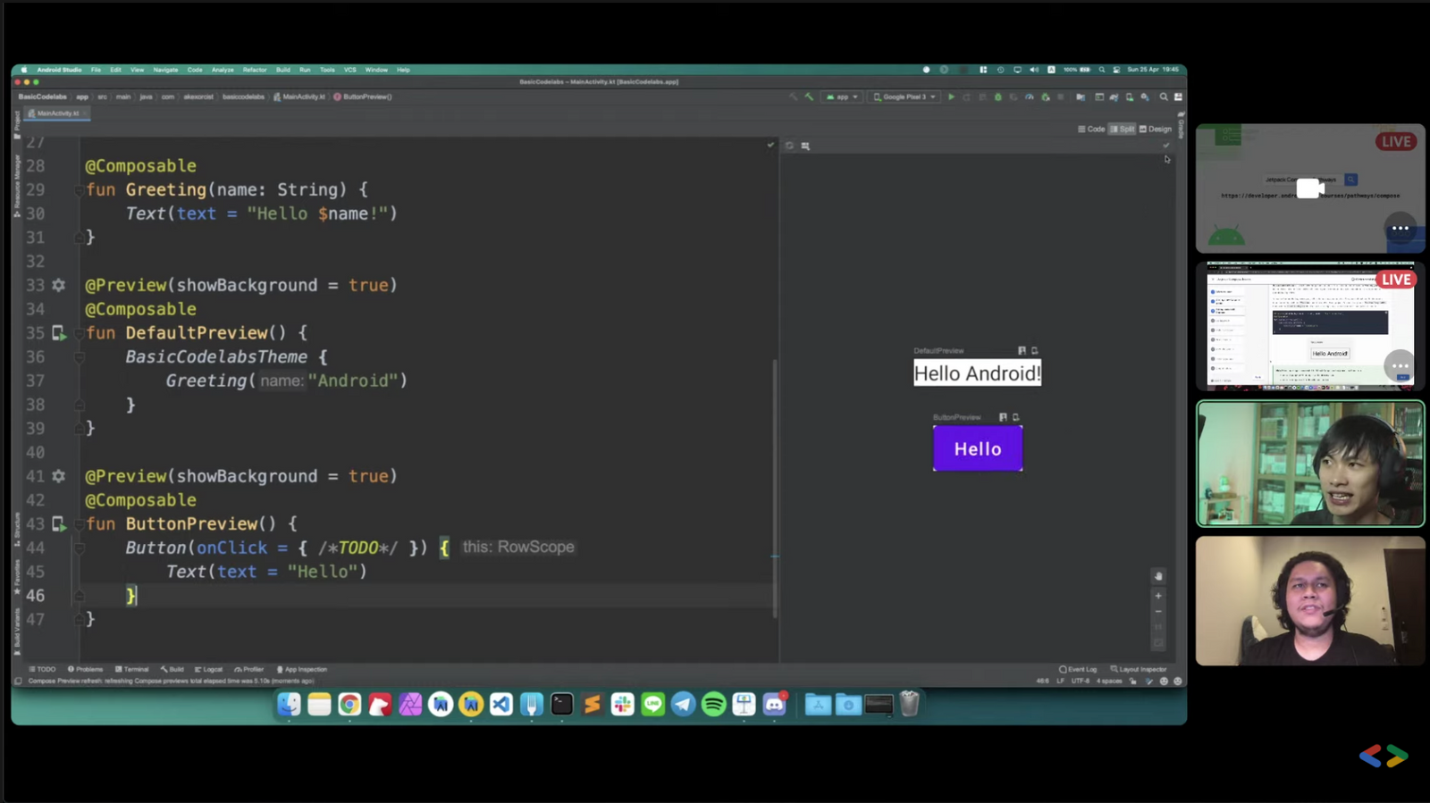 Android Codelabs Together ตอน Jetpack Compose Basics